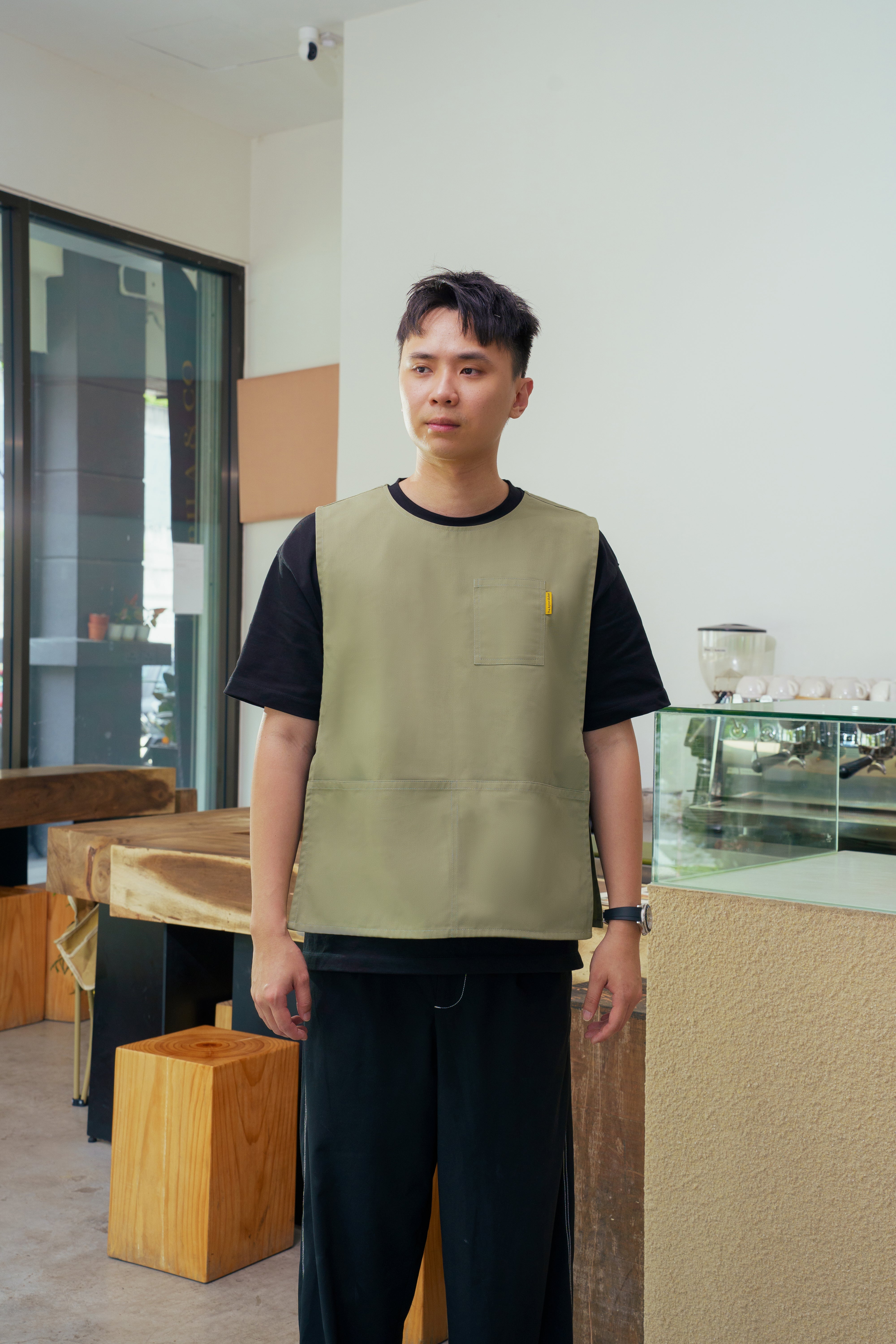 Bib Mint Green Apron – The Apron Maker