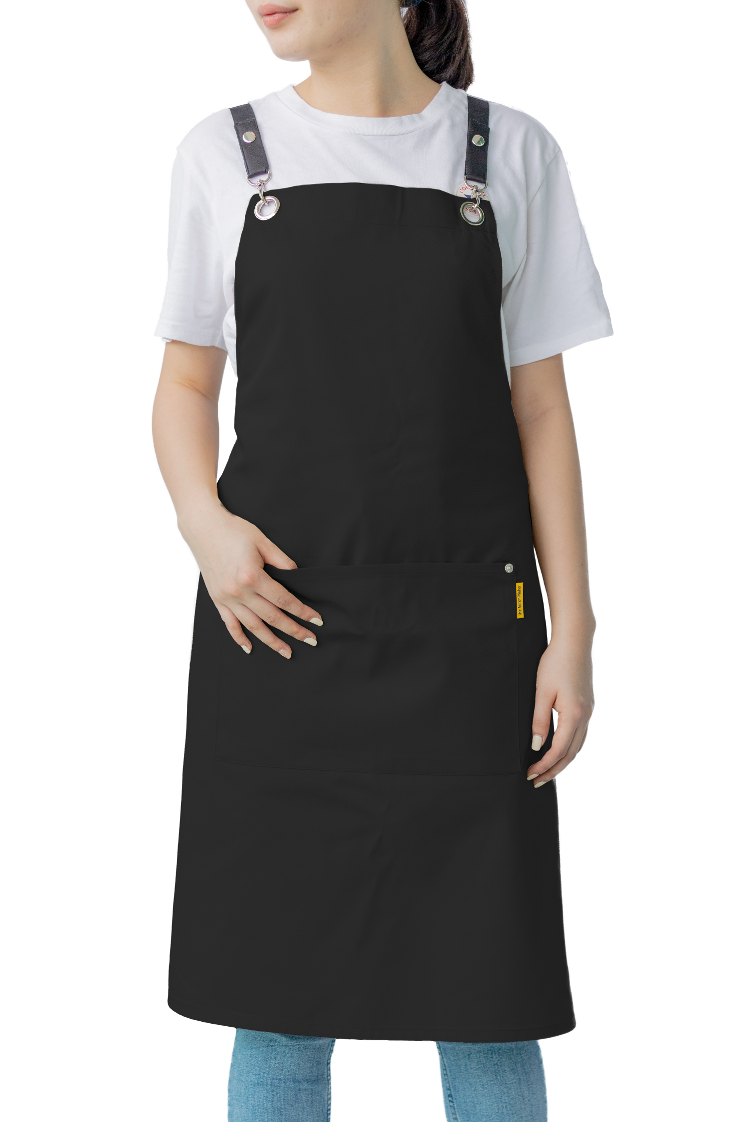 Tilly Black Apron – The Apron Maker